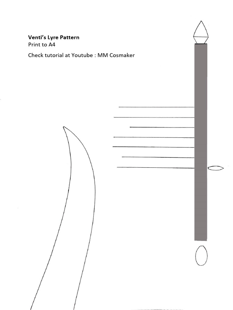 Venti's Lyre Pattern | PDF