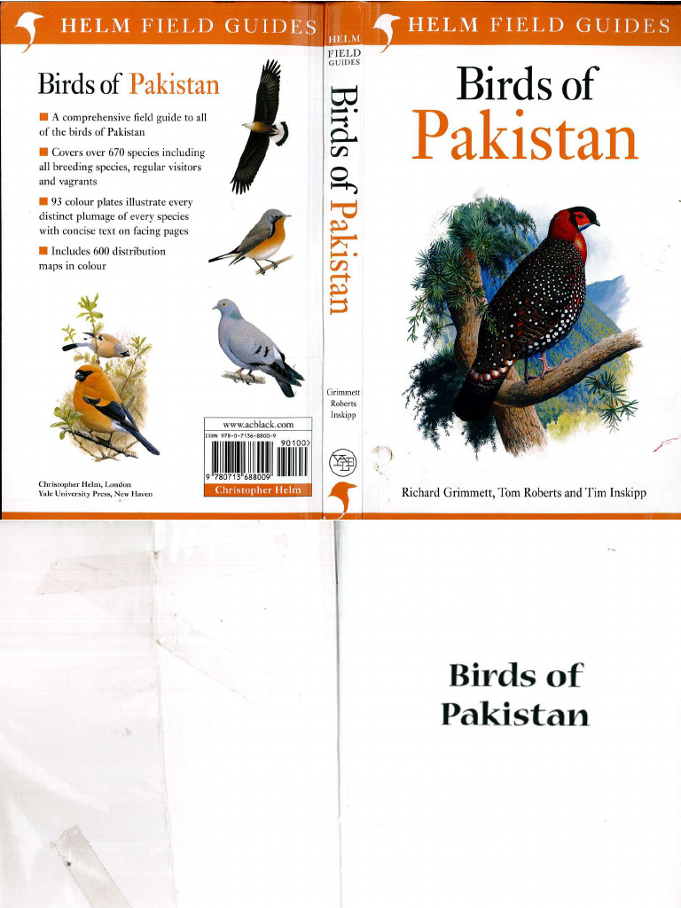 Birds of Pakistan (Helm Field Guides) (Richard Grimmett Tim Inskipp) (Z ...