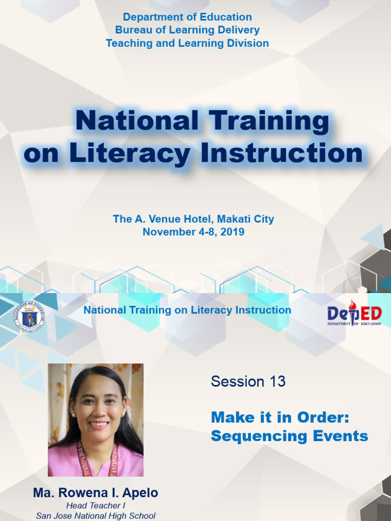 Session Presentation - Make It in Order - The What and How of ...