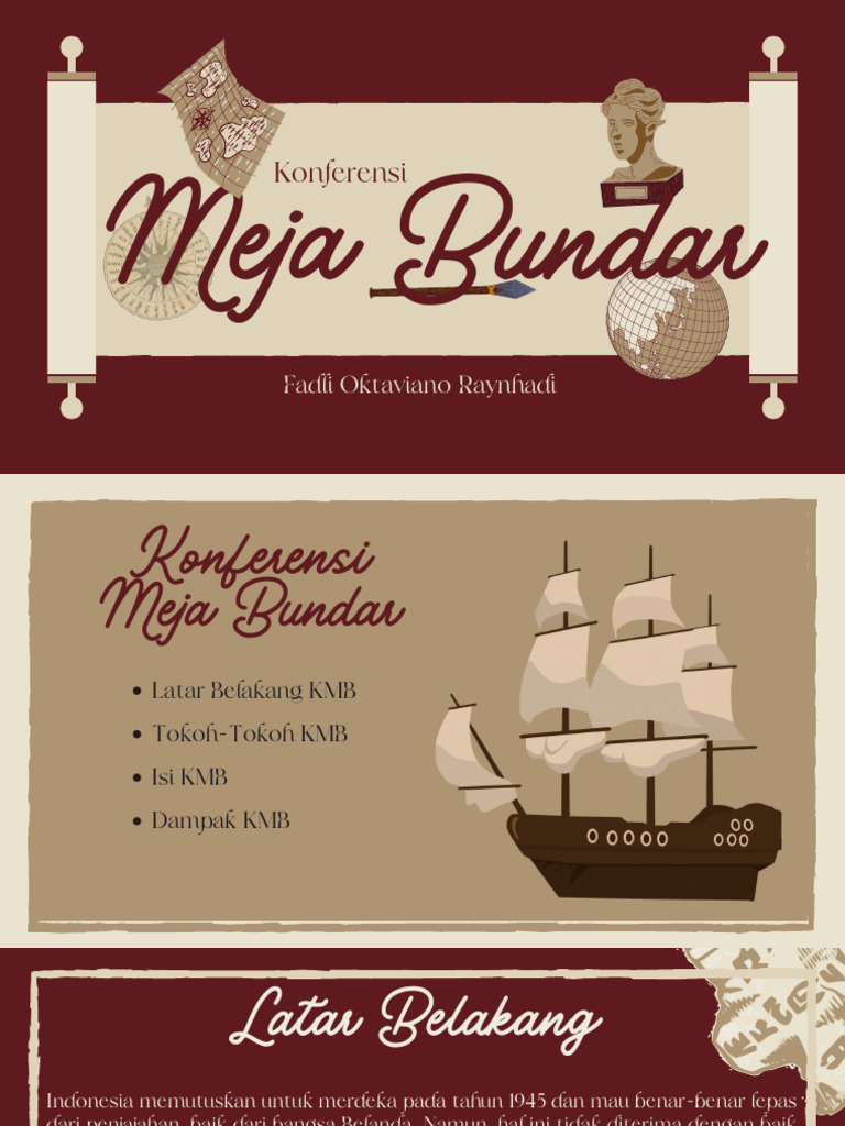 Tokoh dan Isi Konferensi Meja Bundar | PDF