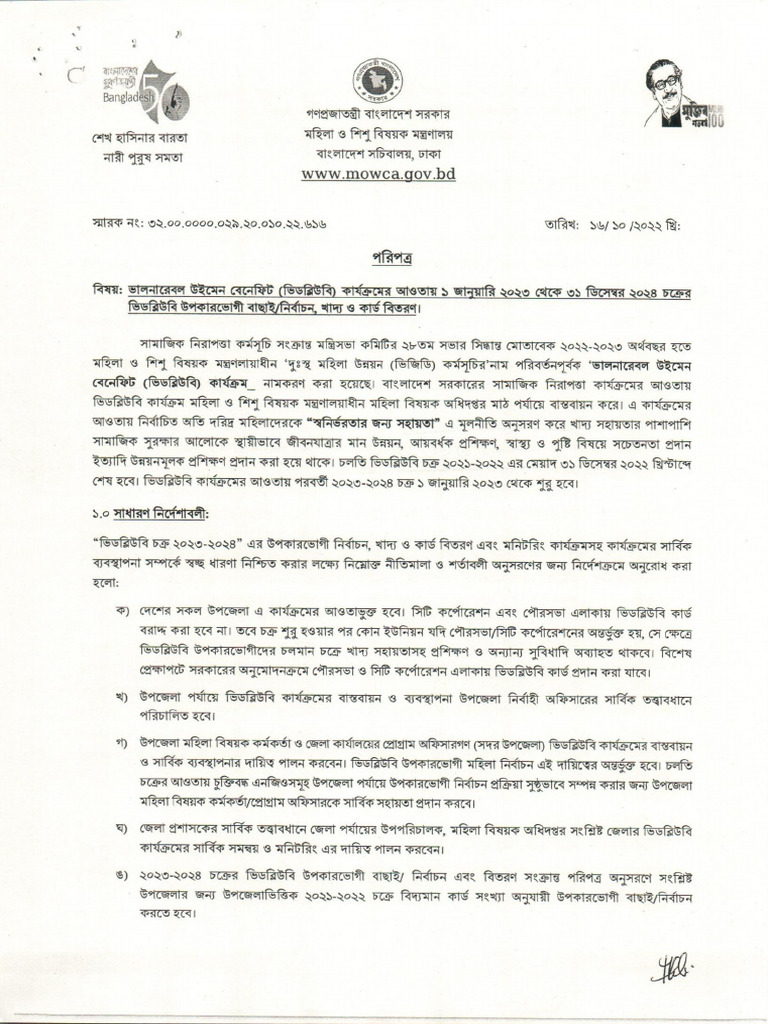 VGD Paripatra 2023 2024 | PDF