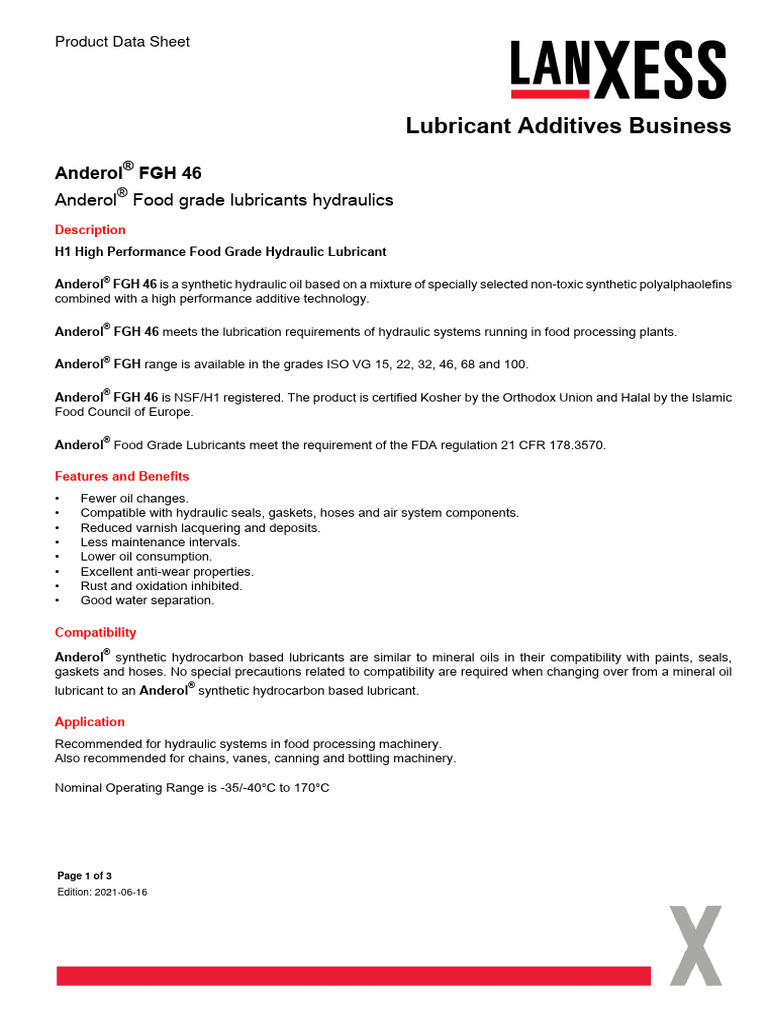 Anderol® FGH 46 - en - US | PDF