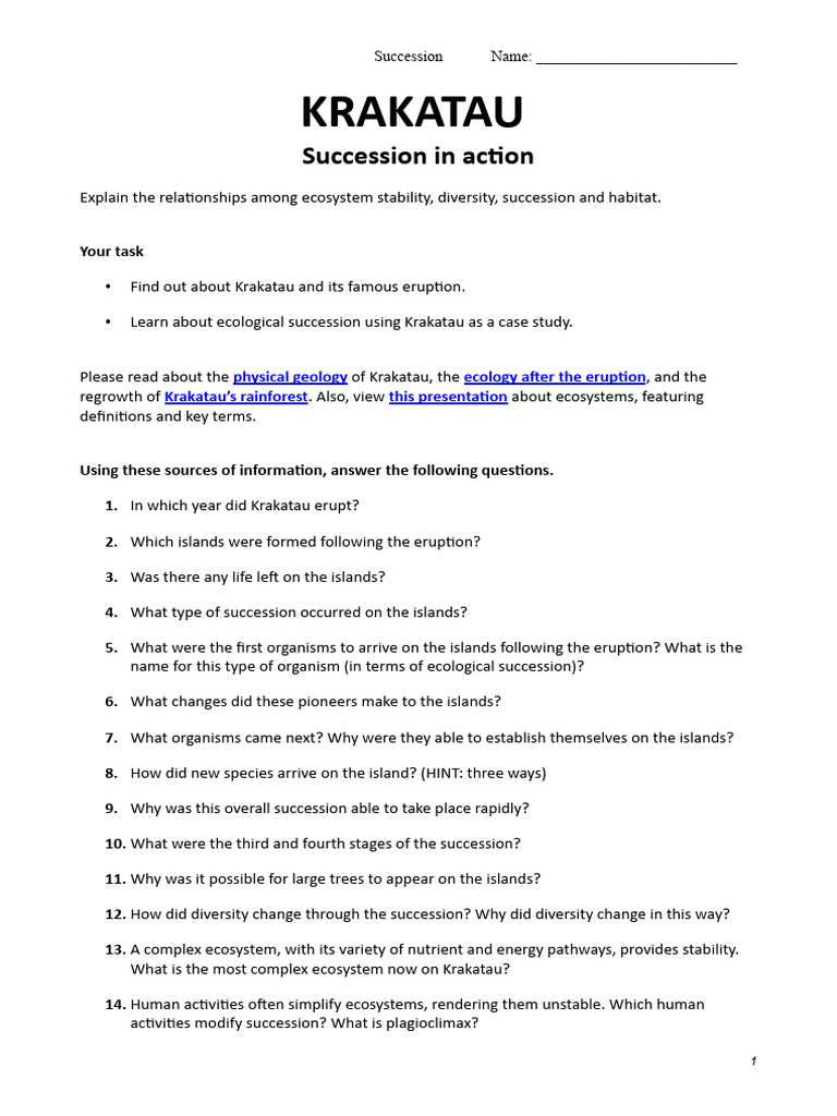 5 - Succession Krakatoa | PDF