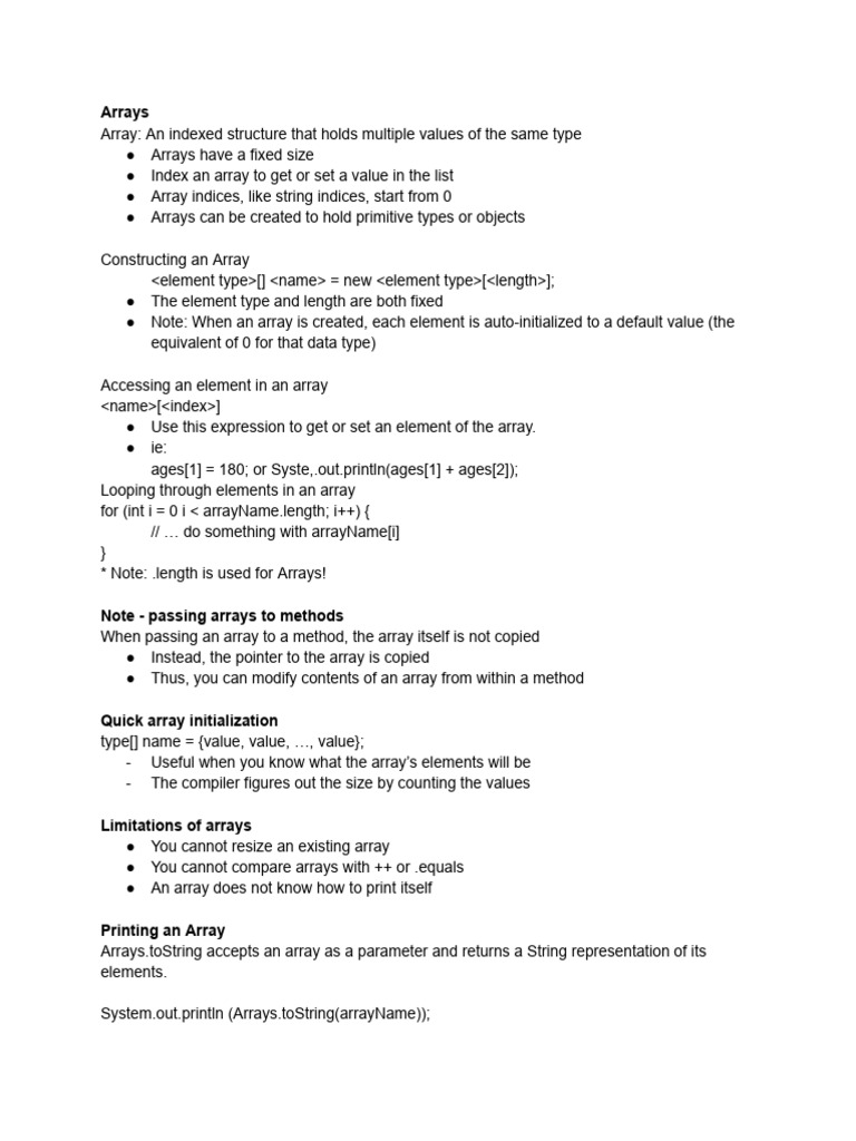 Unit 4 Comp Sci Notes | Download Free PDF | Computer Engineering ...