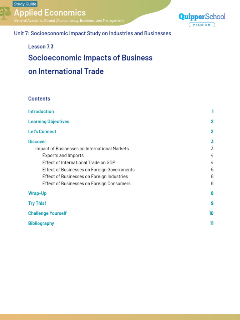 AEC 12 - Q1 - 0703 - SG - Socioeconomic Impacts of Business On ...