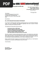 Affiliation Sample Letter 2 | PDF