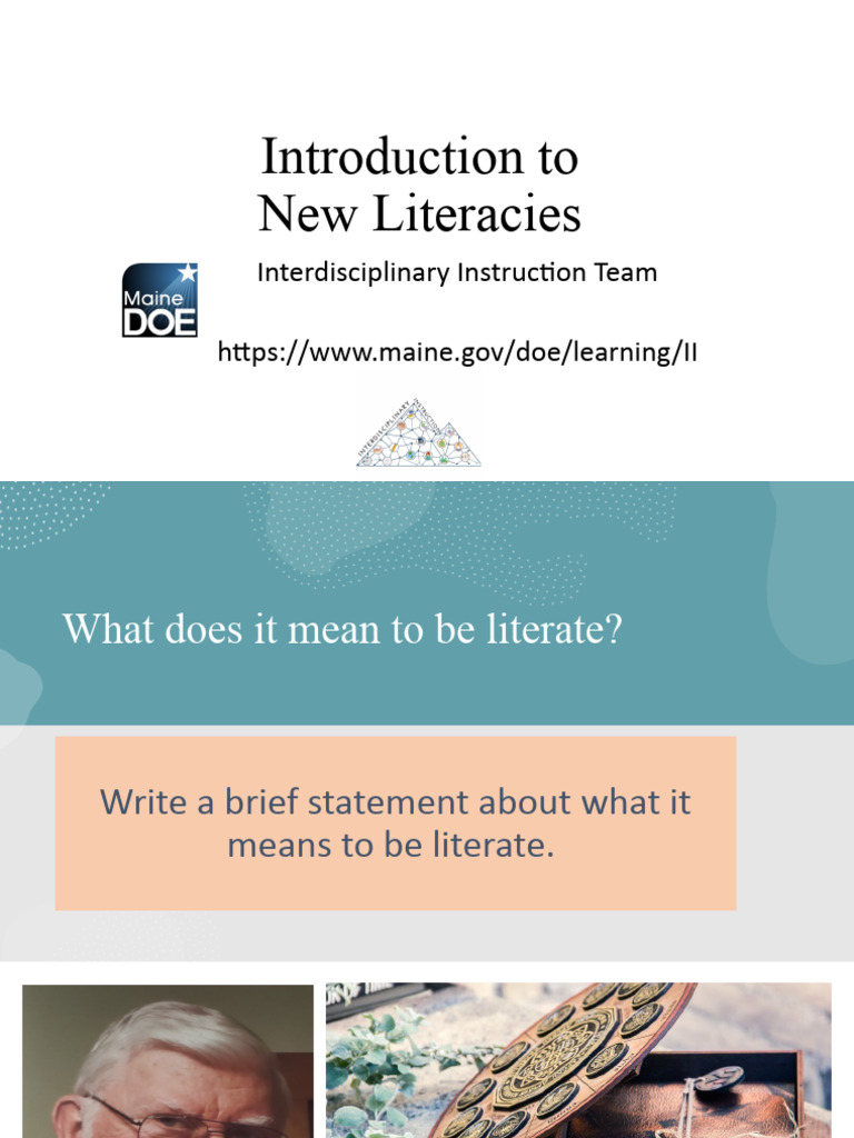 New Literacies Introduction | PDF