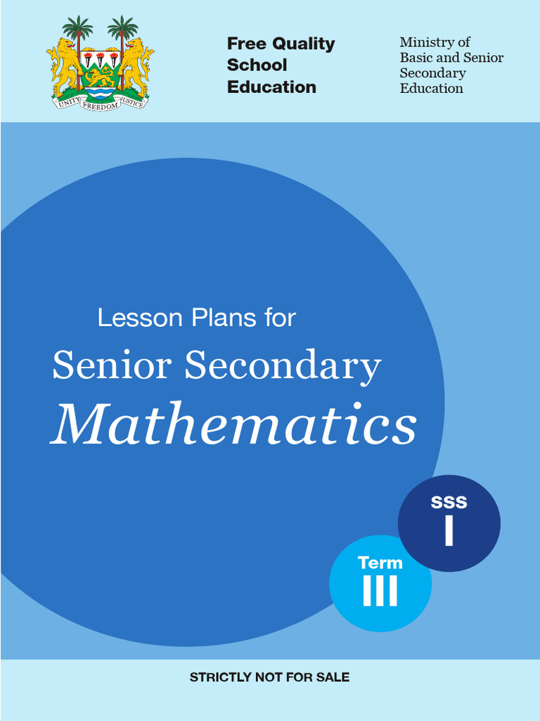 Maths SSS 1 Term 3 | PDF | Triangle | Function (Mathematics)