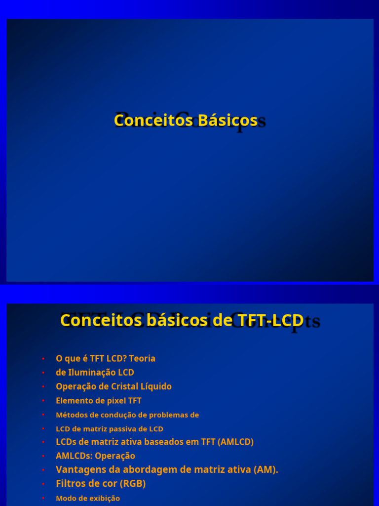 Conceitos de LCD | PDF