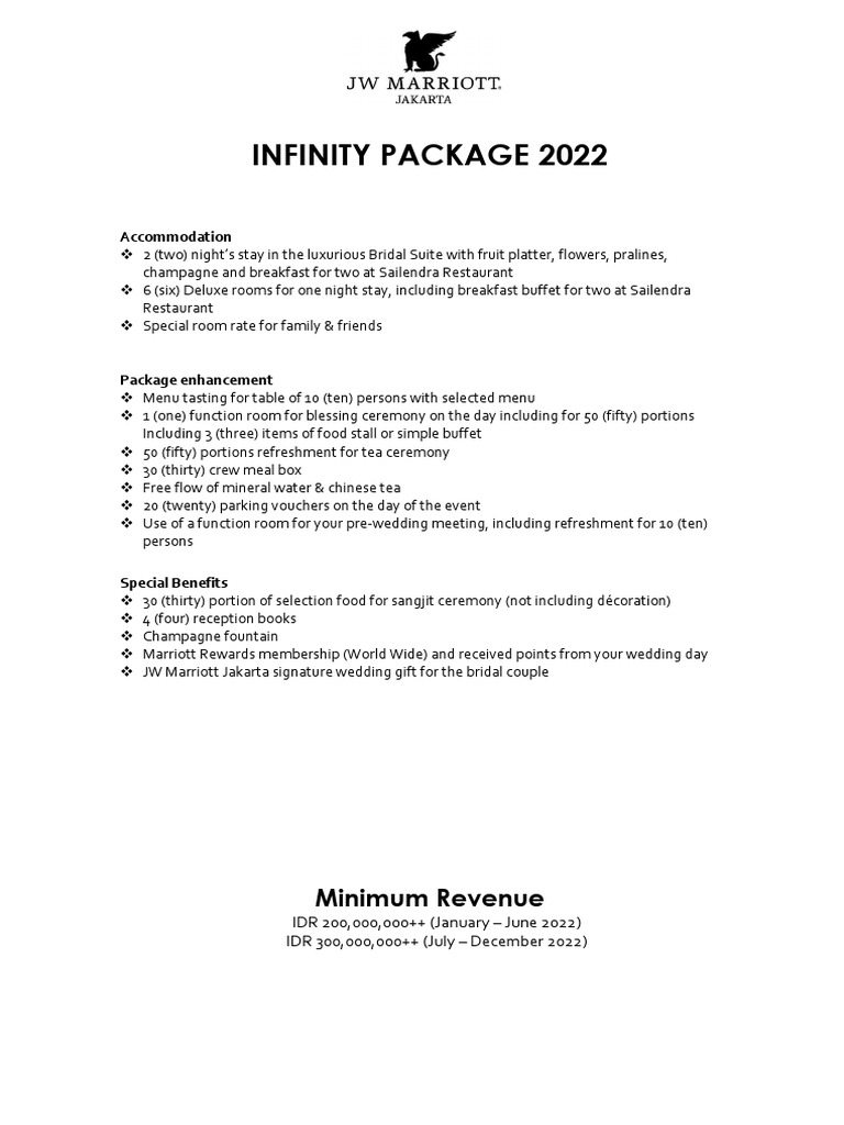Infinity Package 2022 | PDF | Salad | Soup