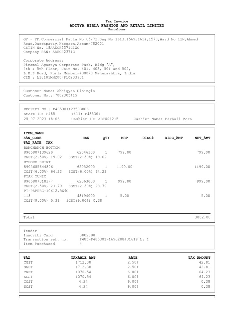 Invoice 8217843351654654517 | PDF | Invoice | Taxes