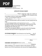 Sample Sworn Statement Template | PDF | Government Information | Government