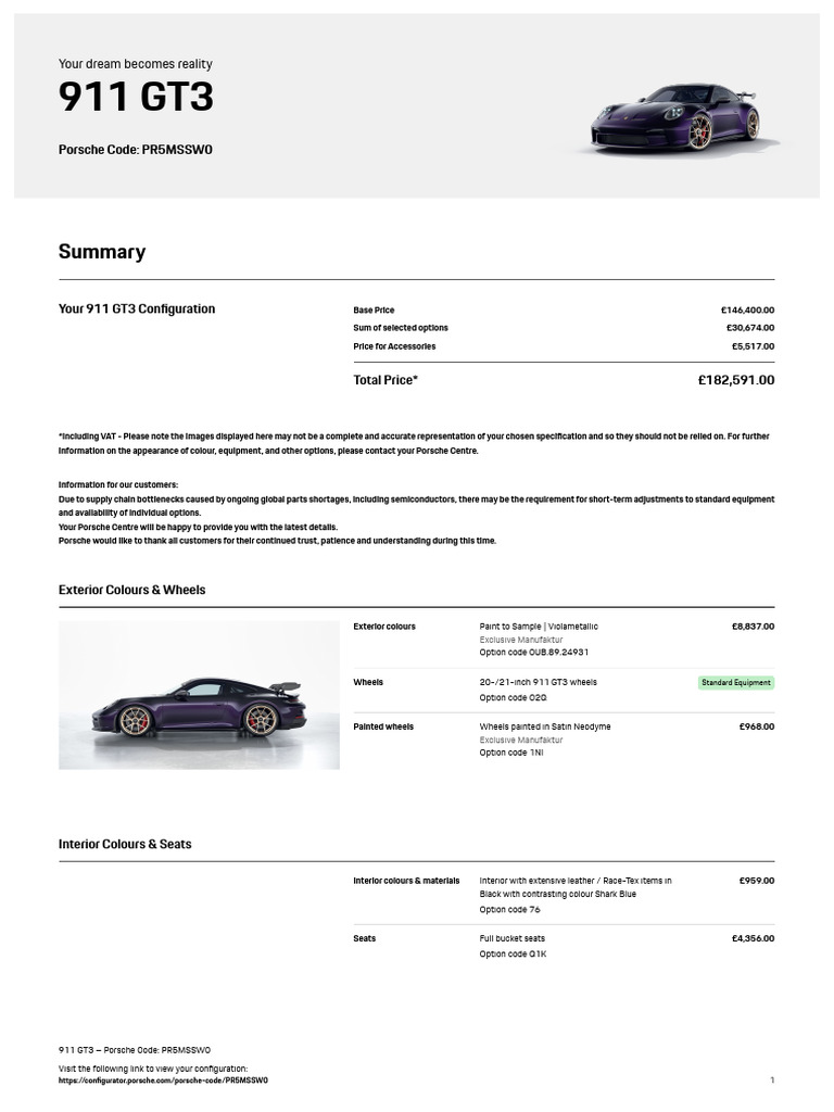 911 GT3 | PDF | Airbag | Vehicles