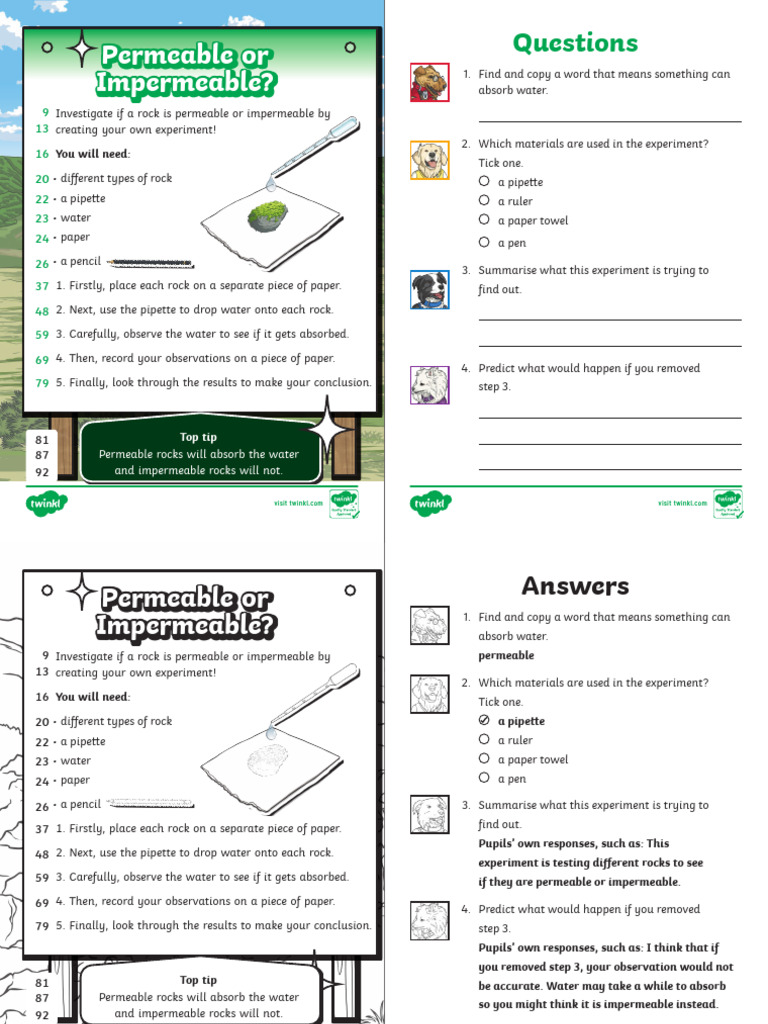 Permeable or Impermeable | PDF | Permeability (Earth Sciences) | Experiment