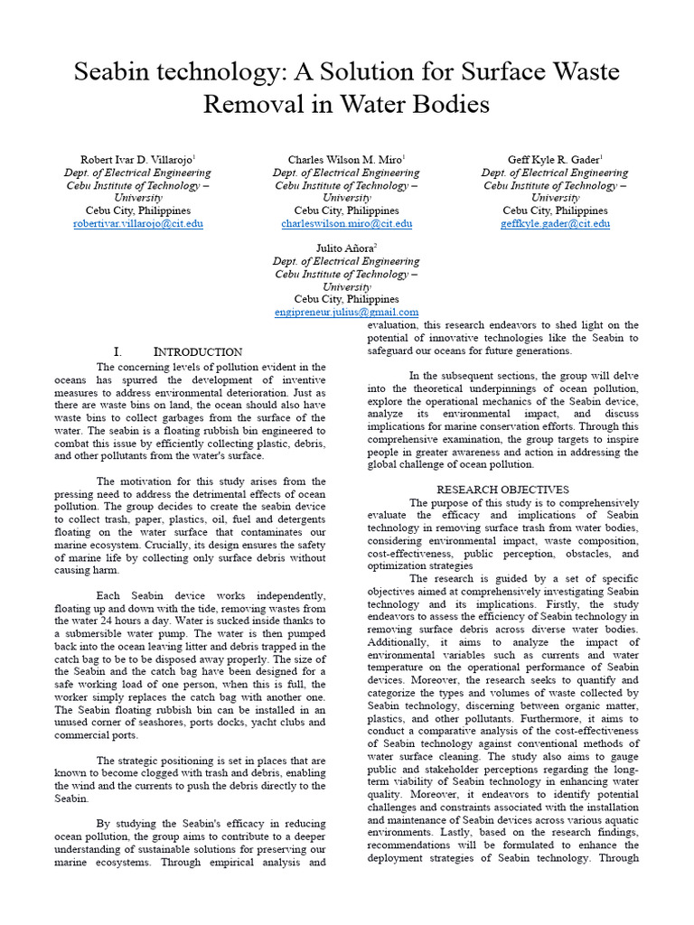 Research Methods | PDF | Waste | Water