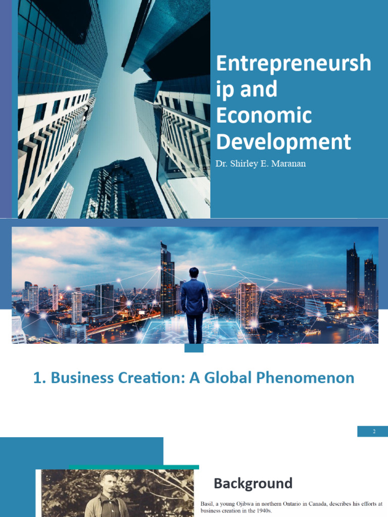 Entrepreneurship and Economic Development | PDF | Economies | Agriculture