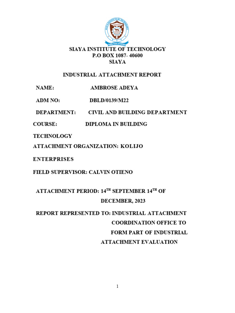 Oliver Attachment Report | PDF | Attachment Theory | Employment