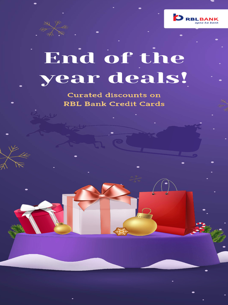 RBL Bank Credit Card Offers | PDF | Business | Payments