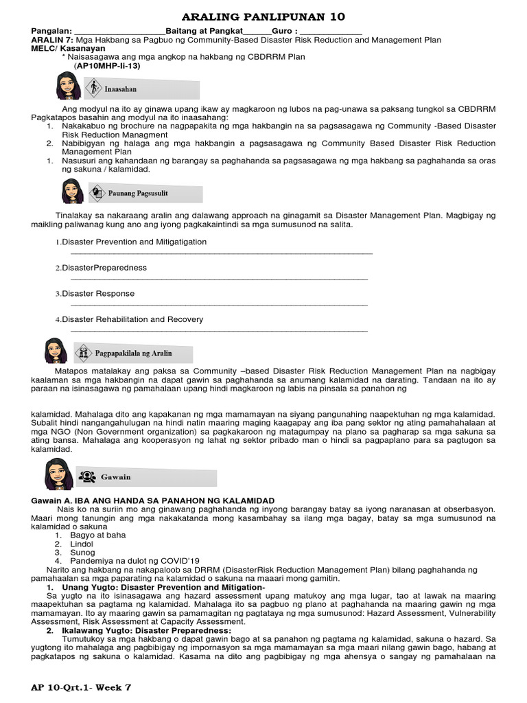 10 AP QRT 1 Week 7 Validated 2 | PDF