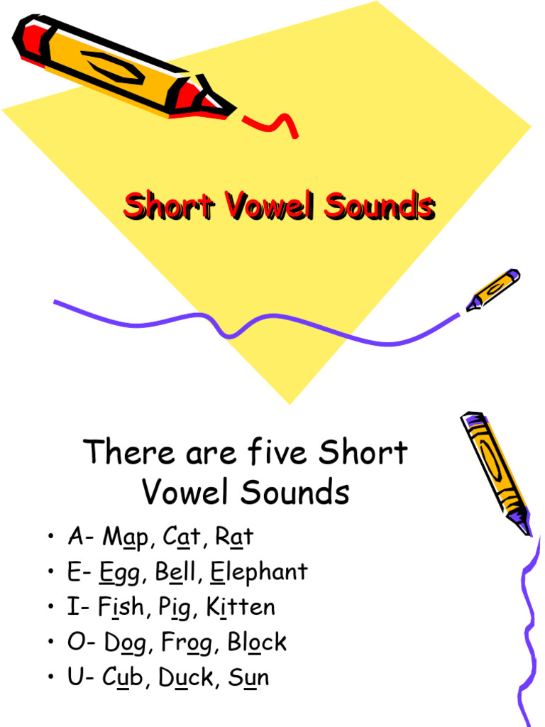 Short Vowel Sounds for Kids | PDF
