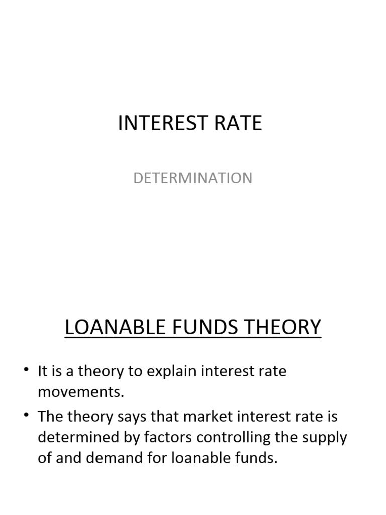Fim - 2 Interest Rate Determination | PDF | Interest | Demand