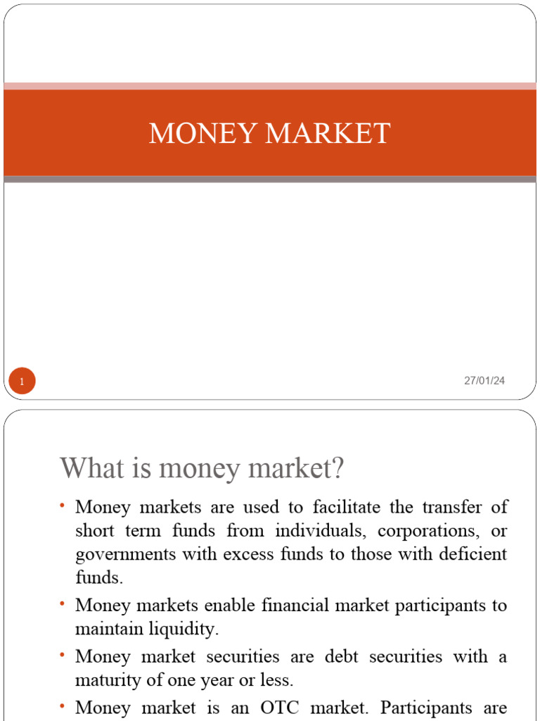 Fim - 4 Money Market | PDF | United States Treasury Security ...