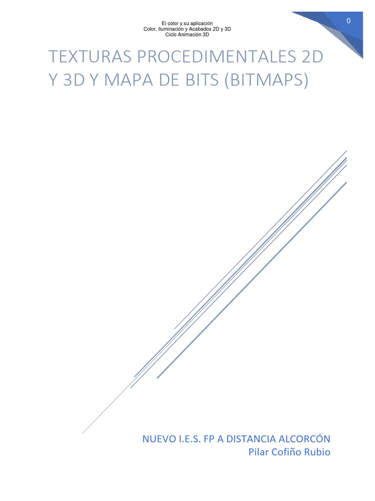 Ut2 Texturas Procedimentales (I) | PDF | Gráficos de computadora 3 D | Color