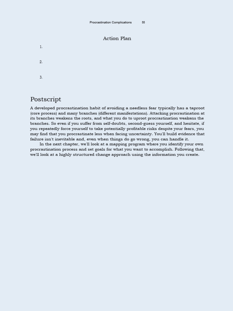 Postscript: Action Plan | PDF