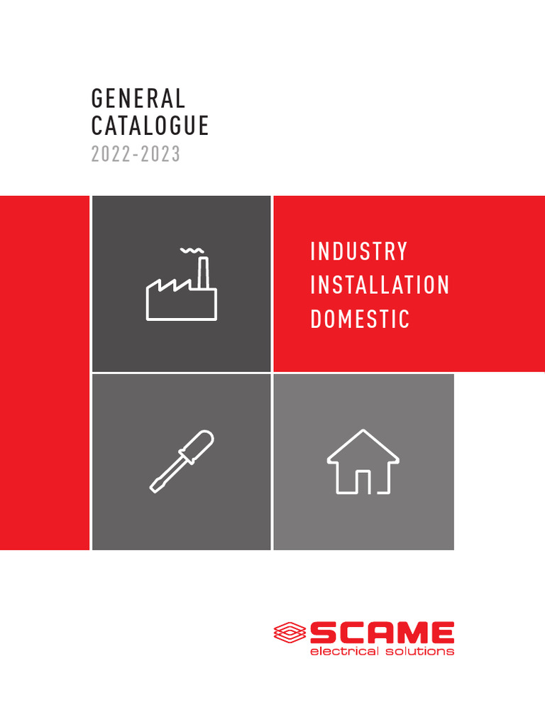 Scame Catalog | PDF | Electrical Connector | Electrical Wiring
