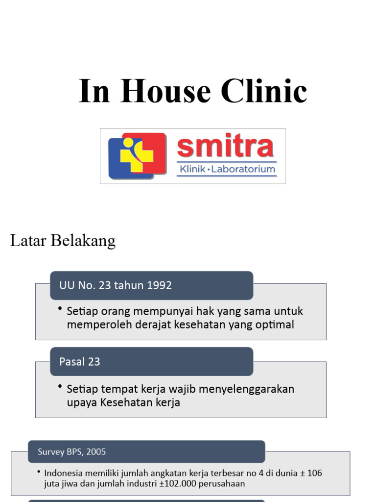 Klinik Kesehatan Kerja Perusahaan | PDF | Kesehatan Holistik