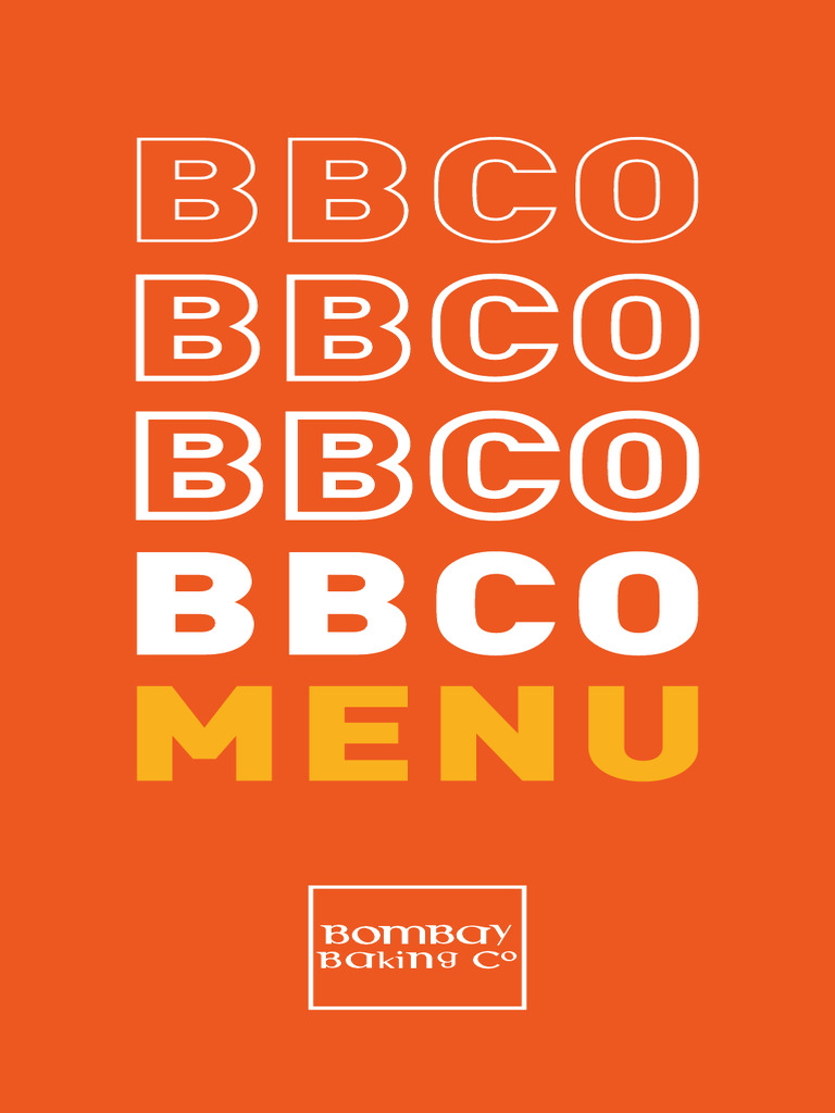 BBCO Menu | PDF
