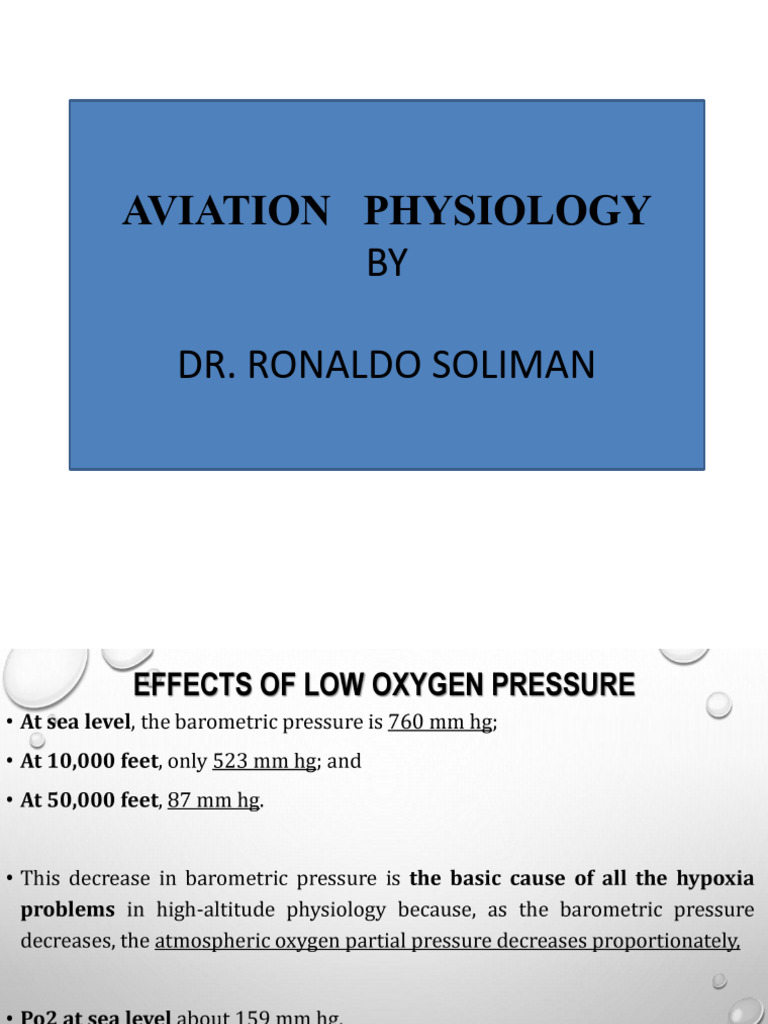 UPHD Aviation Physiology | PDF
