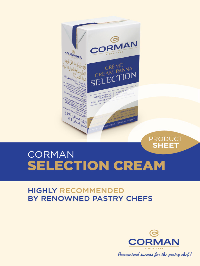Premium Cream for Pastry Chefs | PDF