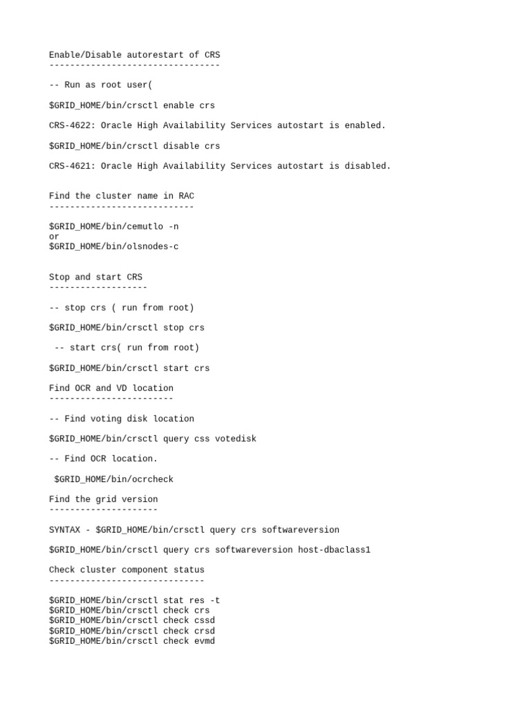 Cluster Commands Pdf Computer Cluster Node Networking