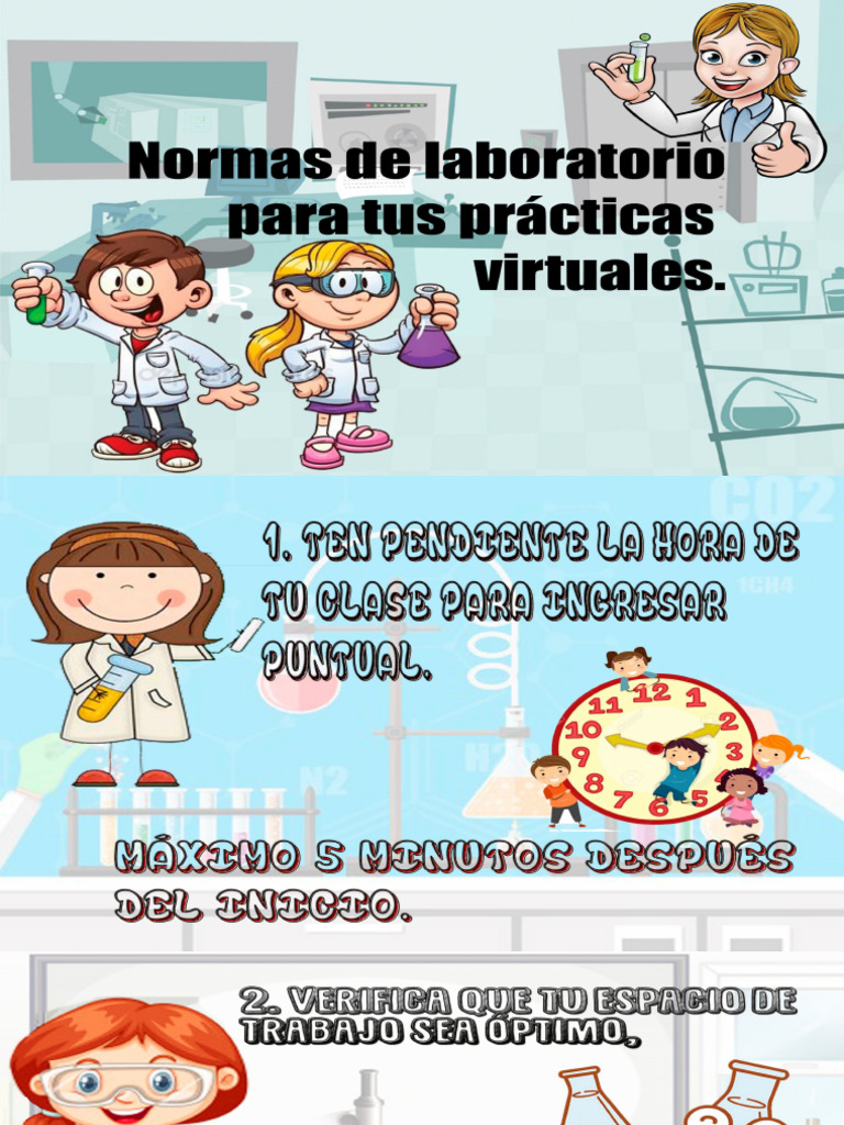 Reglamento de Laboratorio Agosto 2020. Química Paty | PDF