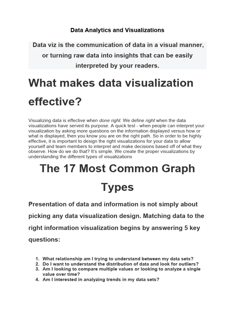 10 - Data Analytics and Visualizations | PDF | Scatter Plot | Histogram