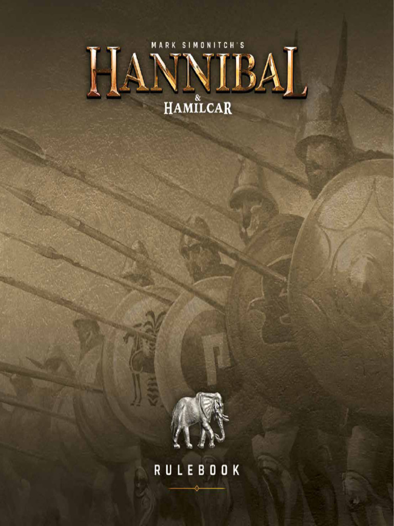 Hannibal & Hamilcar Game Rules Guide | PDF | Punic Wars | Hannibal