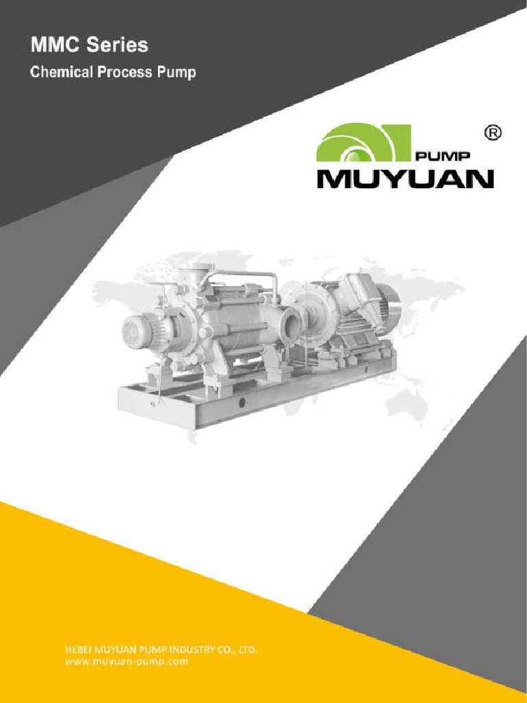 MMC系列泵样本 | PDF | Pump | Bearing (Mechanical)