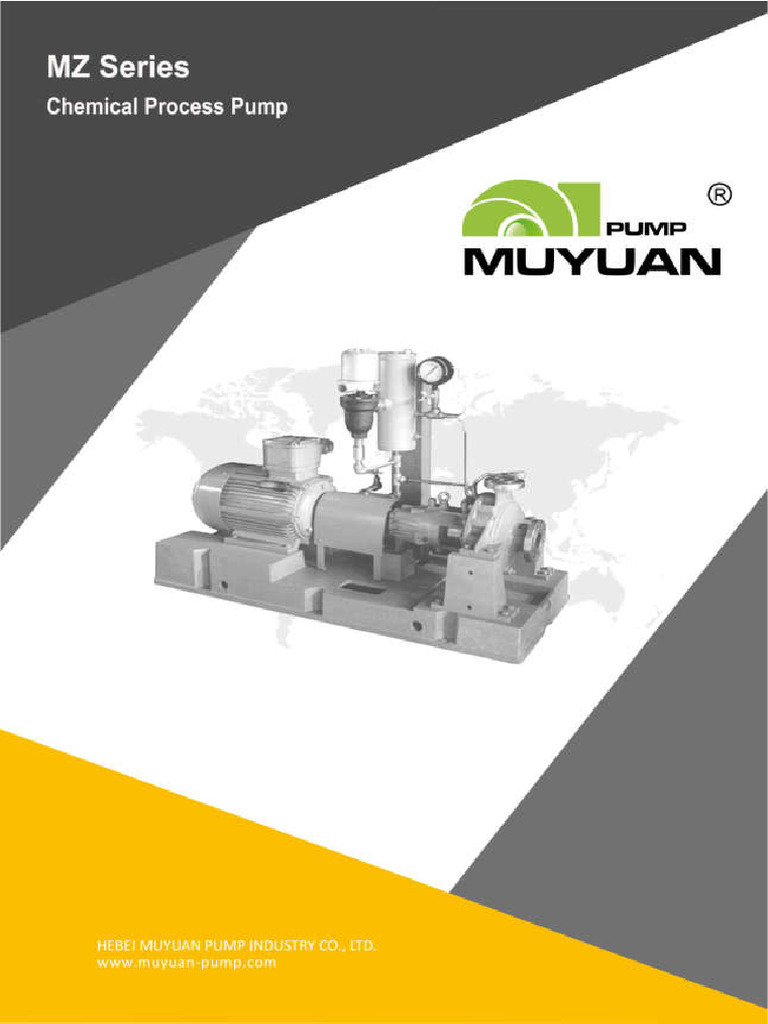 MZ系列泵样本 | PDF | Pump | Bearing (Mechanical)