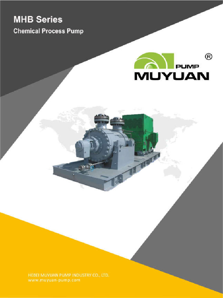 MHB系列泵样本 | PDF | Pump | Bearing (Mechanical)