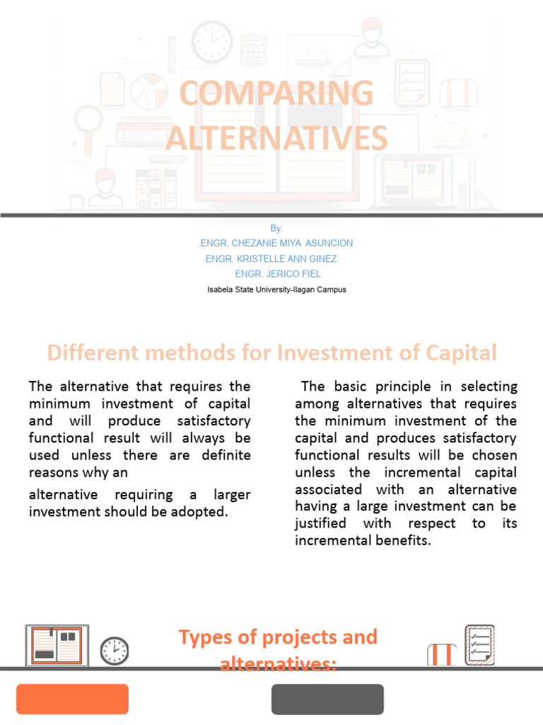 Chapter 7 Comparing Alternatives | Download Free PDF | Investing ...