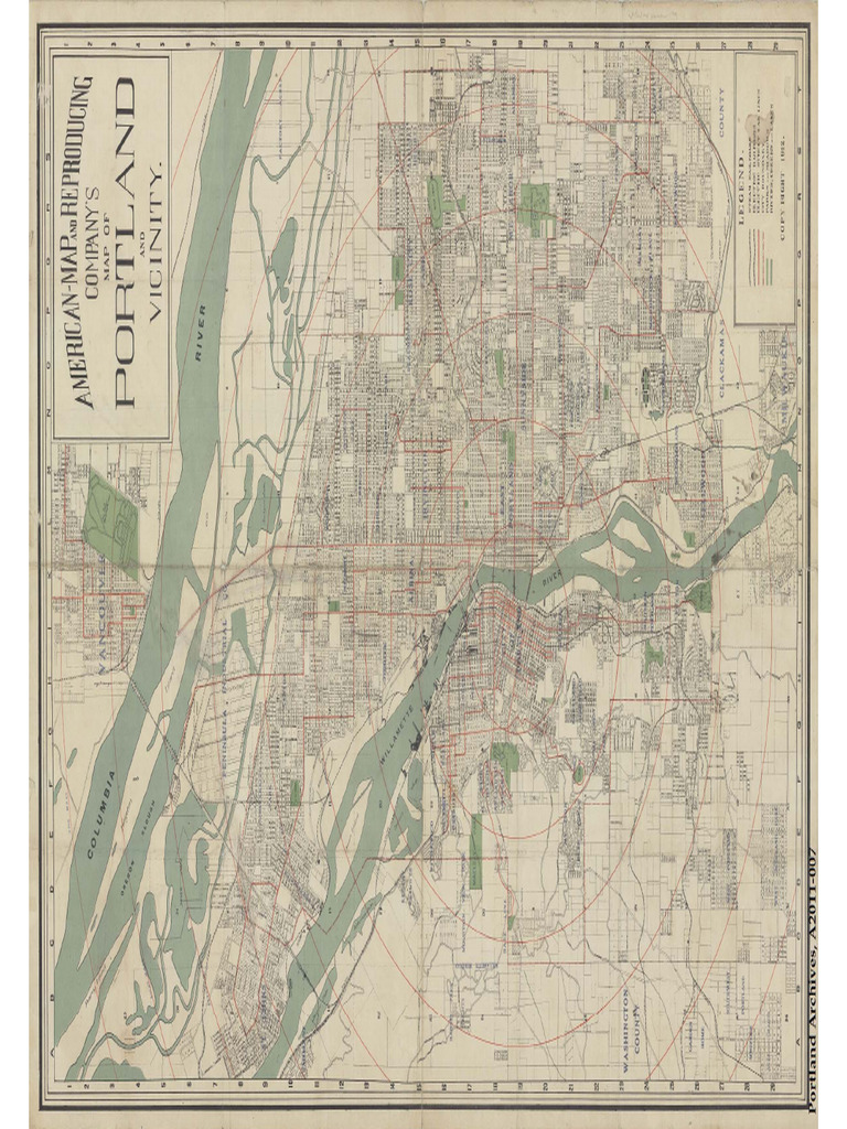 1912 Map of Portland and Vicinity | PDF