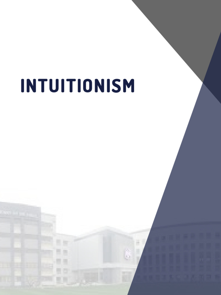 Intuitionism | PDF | Truth | Logic