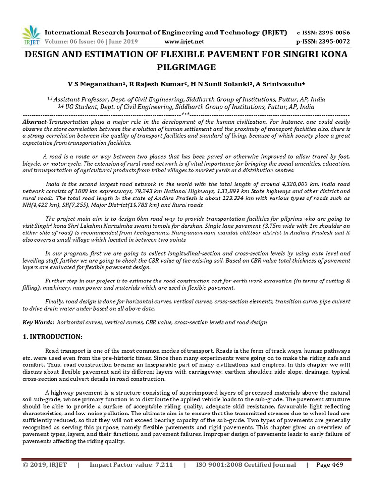 Road Estimate | Download Free PDF | Road Surface | Road Road Estimate | Download Free PDF | Road Surface | Road