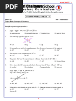 Vectors MCQ Class11 Physics | PDF