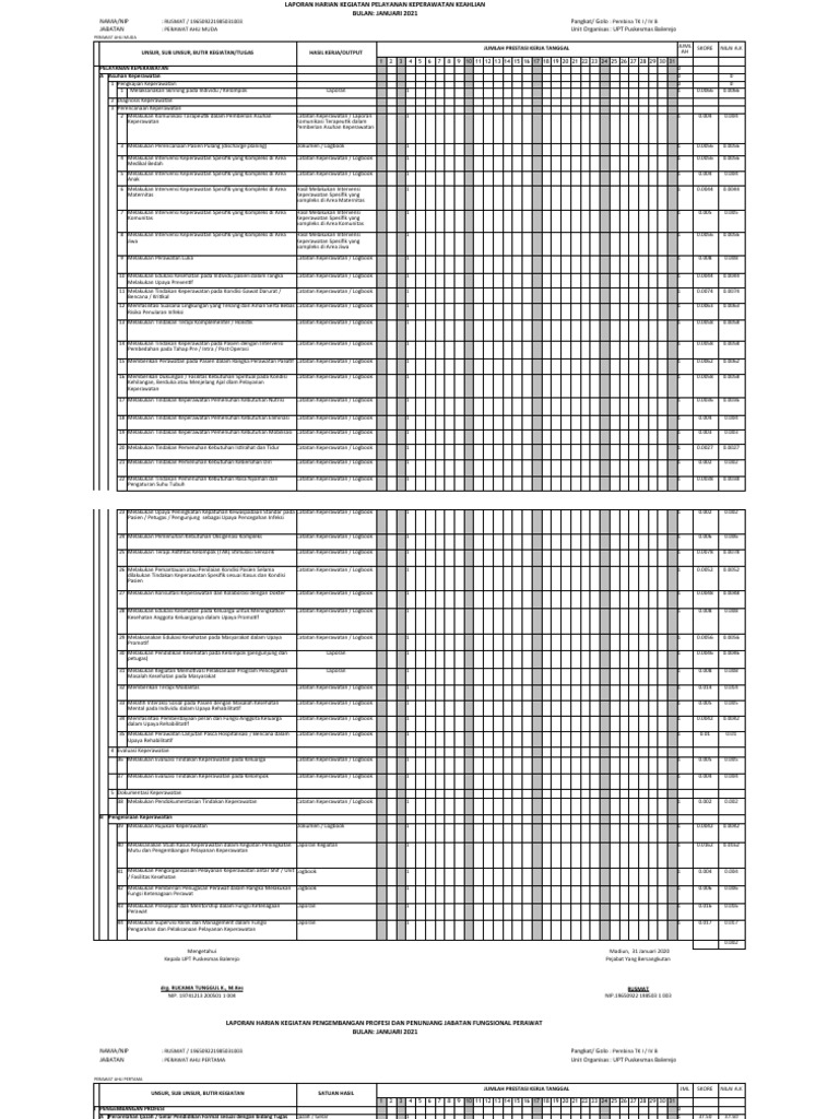 Dupak Perawat Ahli Muda | PDF