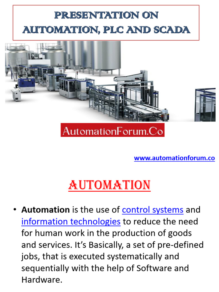 Automation PLC Scada | PDF | Automation | Programmable Logic Controller