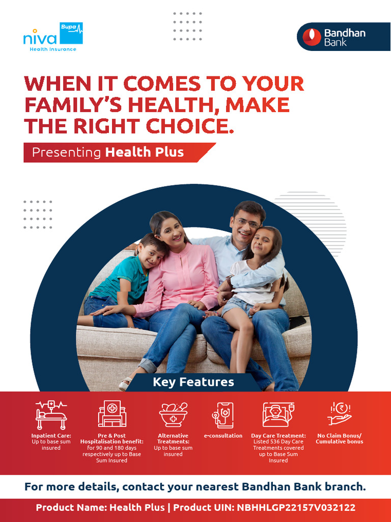 Bandhan Bank Health Plus Portability 050723 | PDF | Insurance | Hospital