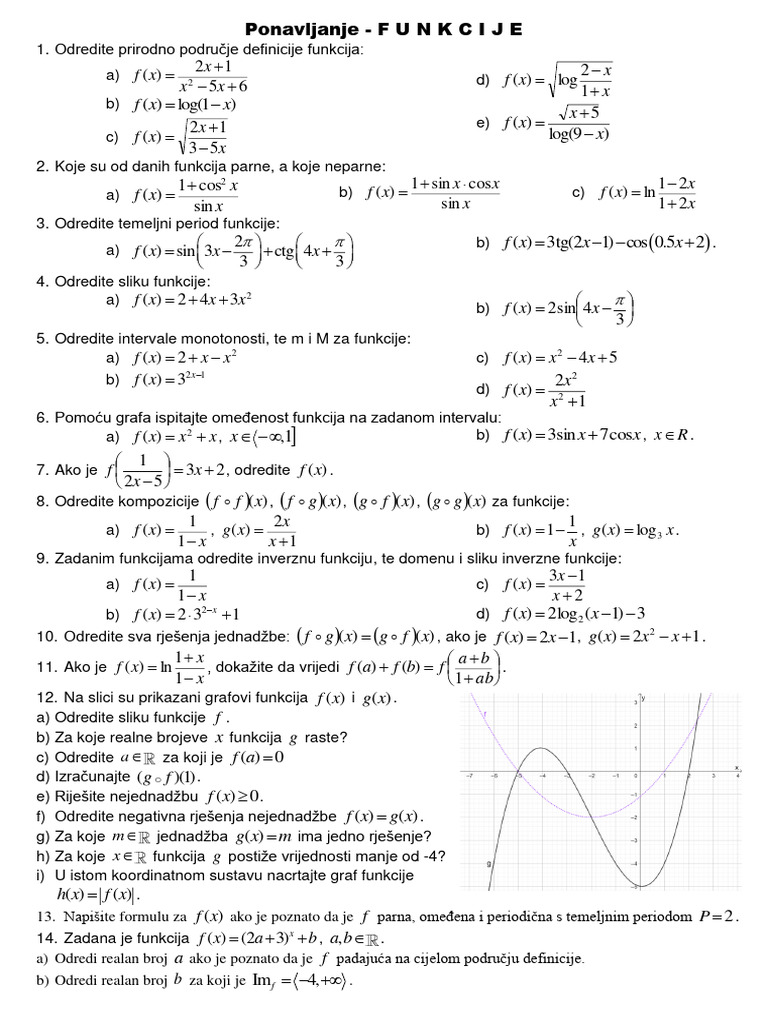 Ponavljanje Funkcije | PDF