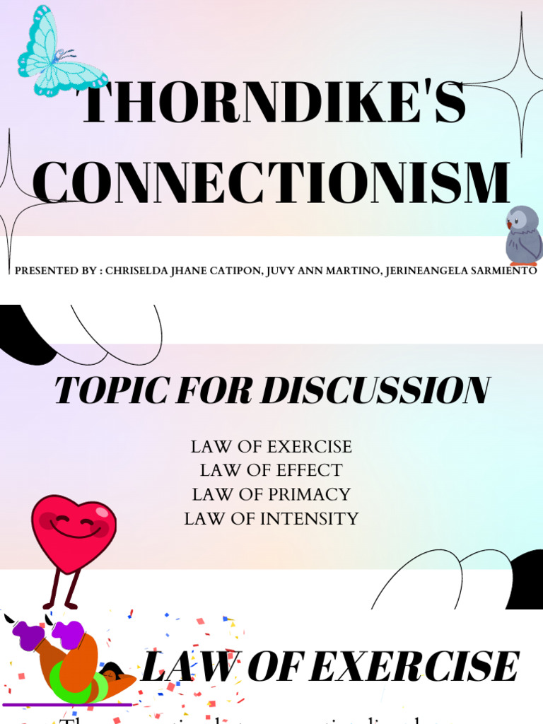 Thorndike's Connectionism | Download Free PDF | Cognitive Science ...